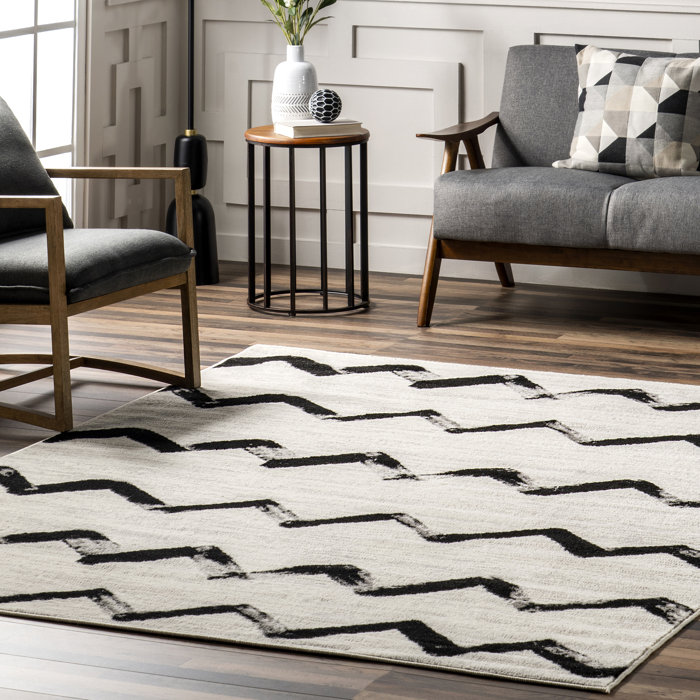 Ebern Designs Hilmar Chevron Rug & Reviews | Wayfair