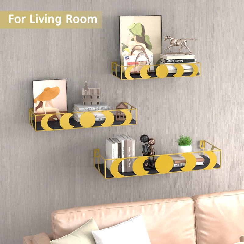 Mercer41 Angeleen Wood Floating Shelf | Wayfair