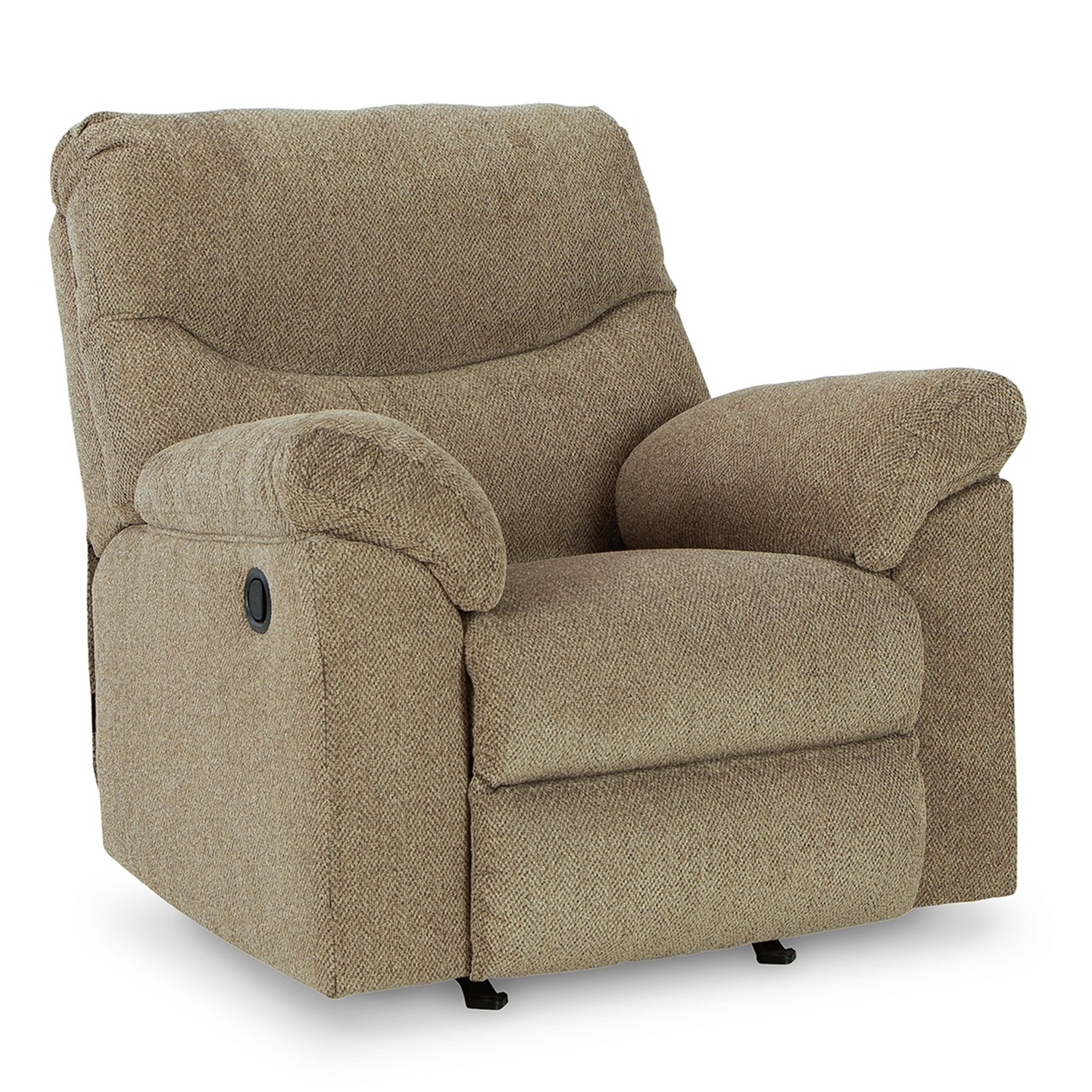 Benjara Tul Rocker Recliner Chair, Poly Fiber Foam Fill, Polyester ...