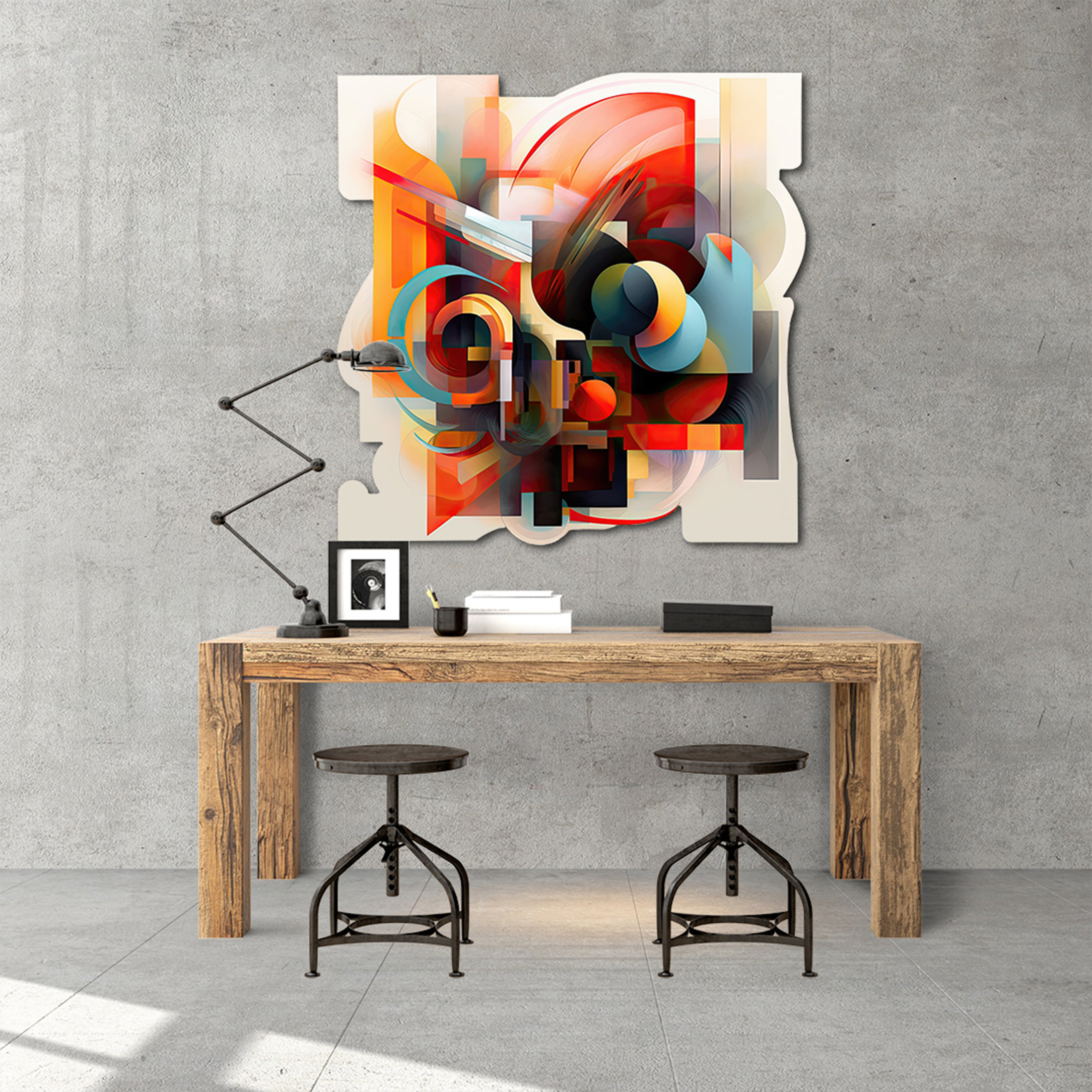 Portfolio Art Factory Red Dimension - Graphic Art | Wayfair