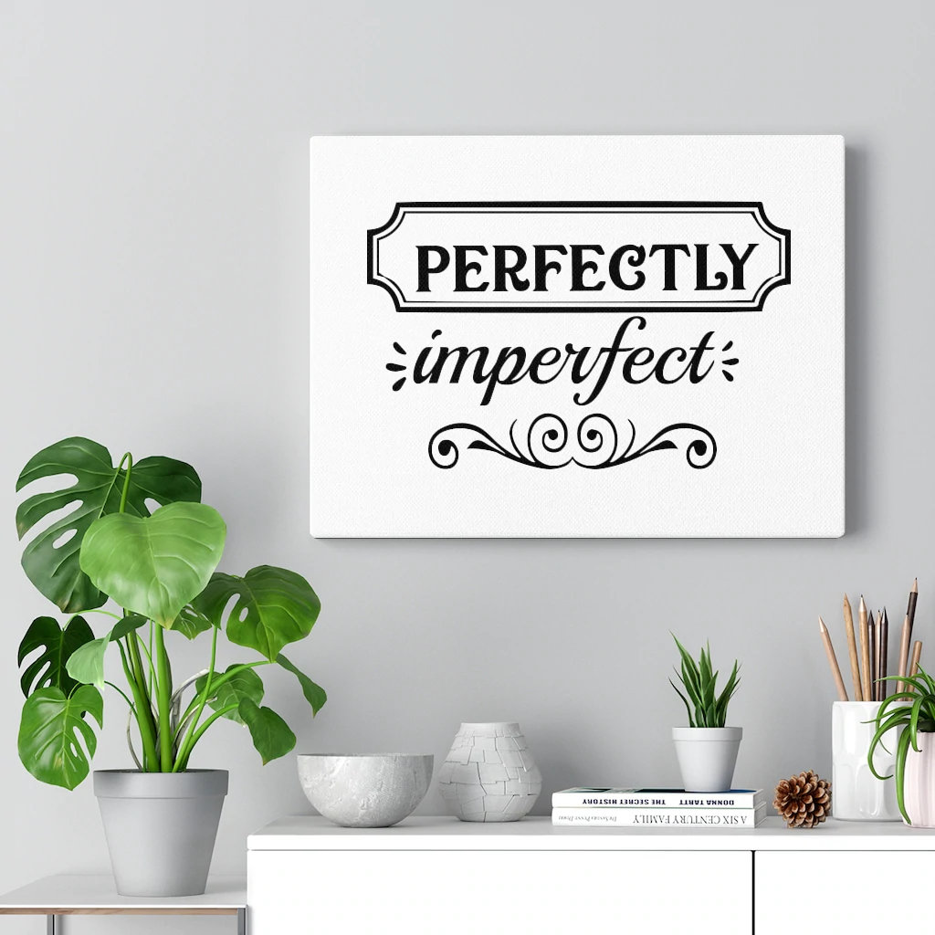 Trinx Perfectly Imperfect Christian Wall Art Bible Verse Print Ready to ...