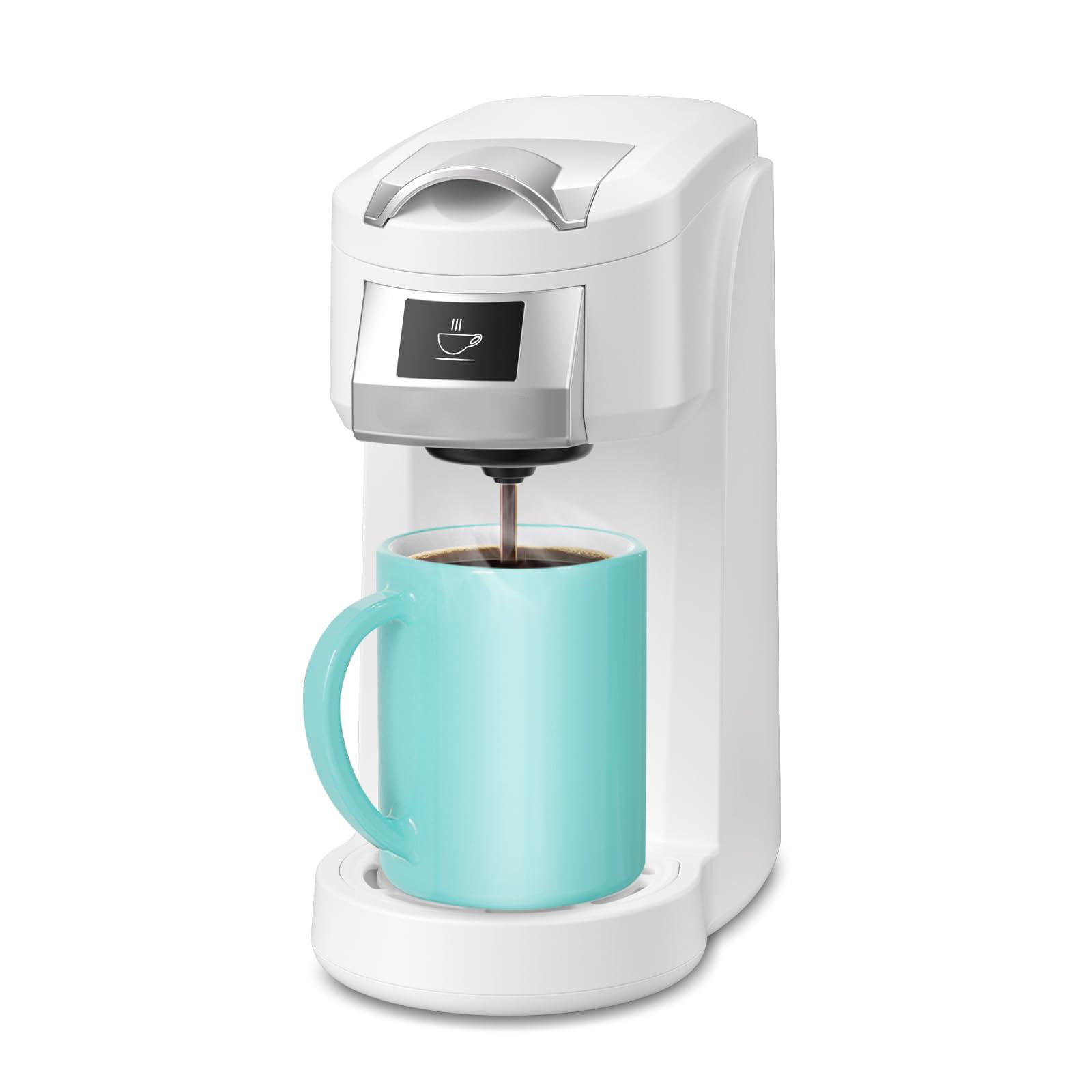 JIELESHANGMAO Classic Single Serve Coffee Maker For K Cup, One Button ...