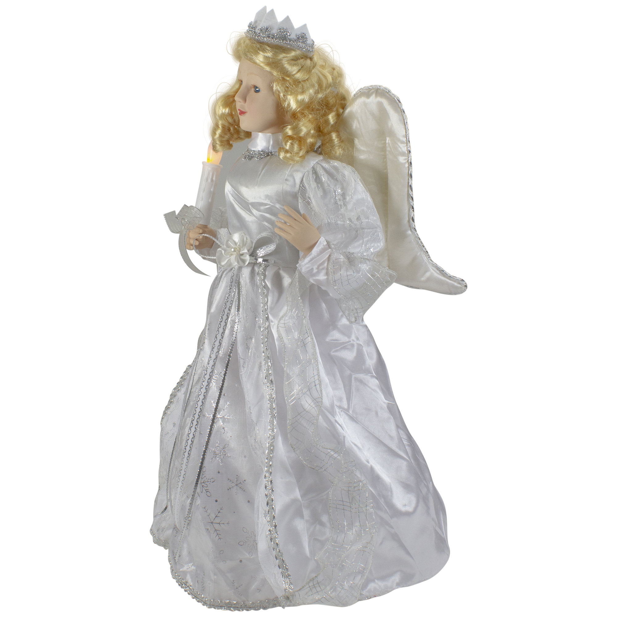 Northlight Seasonal 24-Inch Lighted Standing Animated Angel Musical ...