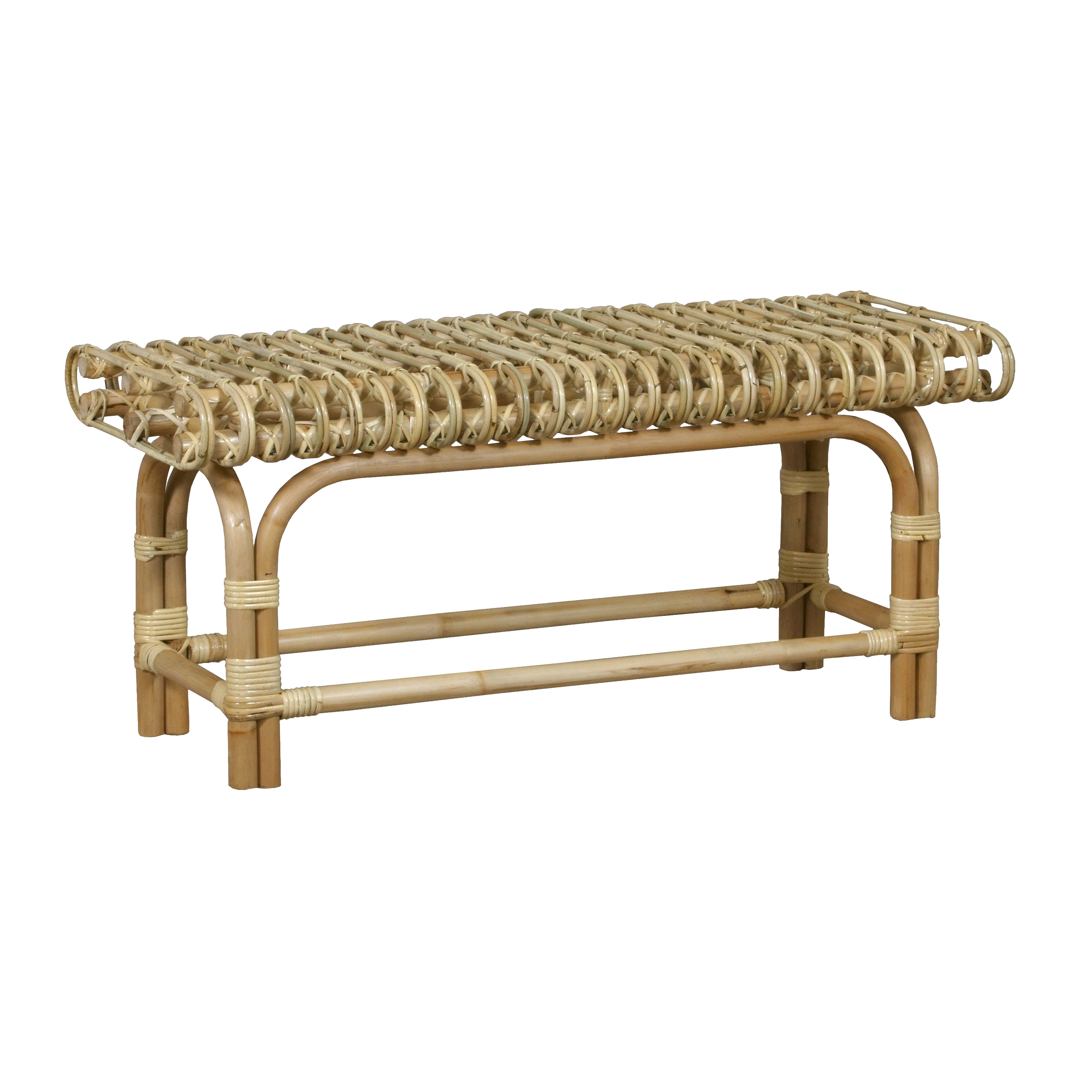 Joss & Main Kaia Wicker Bench - Wayfair Canada