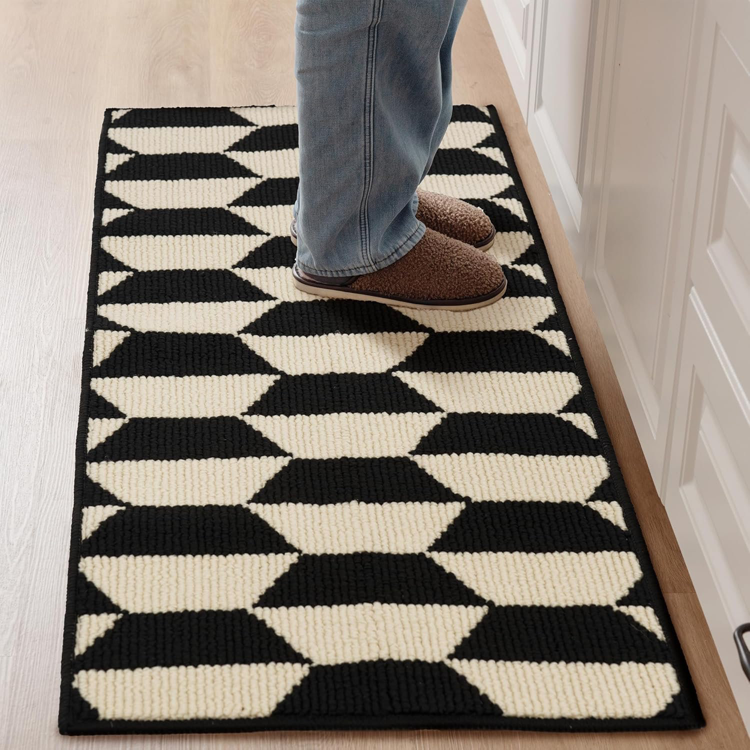 George Oliver Tausha Kitchen Rugs Non Slip Washable | Wayfair
