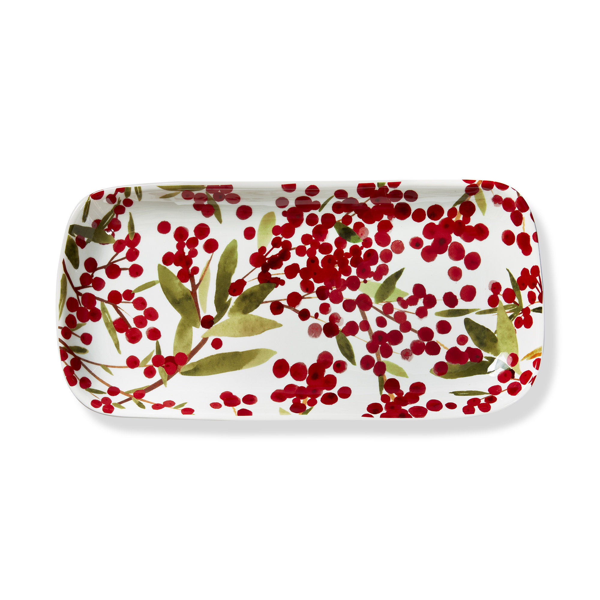 The Holiday Aisle® Sprig Platter | Wayfair