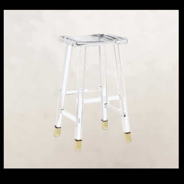 Clear Plastic/Acrylic Bar Stools & Counter Stools You'll Love | Wayfair