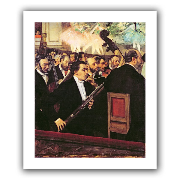Vault W Artwork " The Opera Orchestra " by Edgar Degas - Wayfair Canada