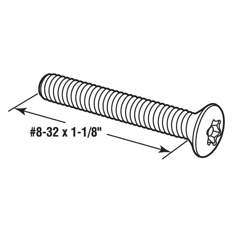 Prime-Line T-20 Oval Head Screw with Pin | Wayfair