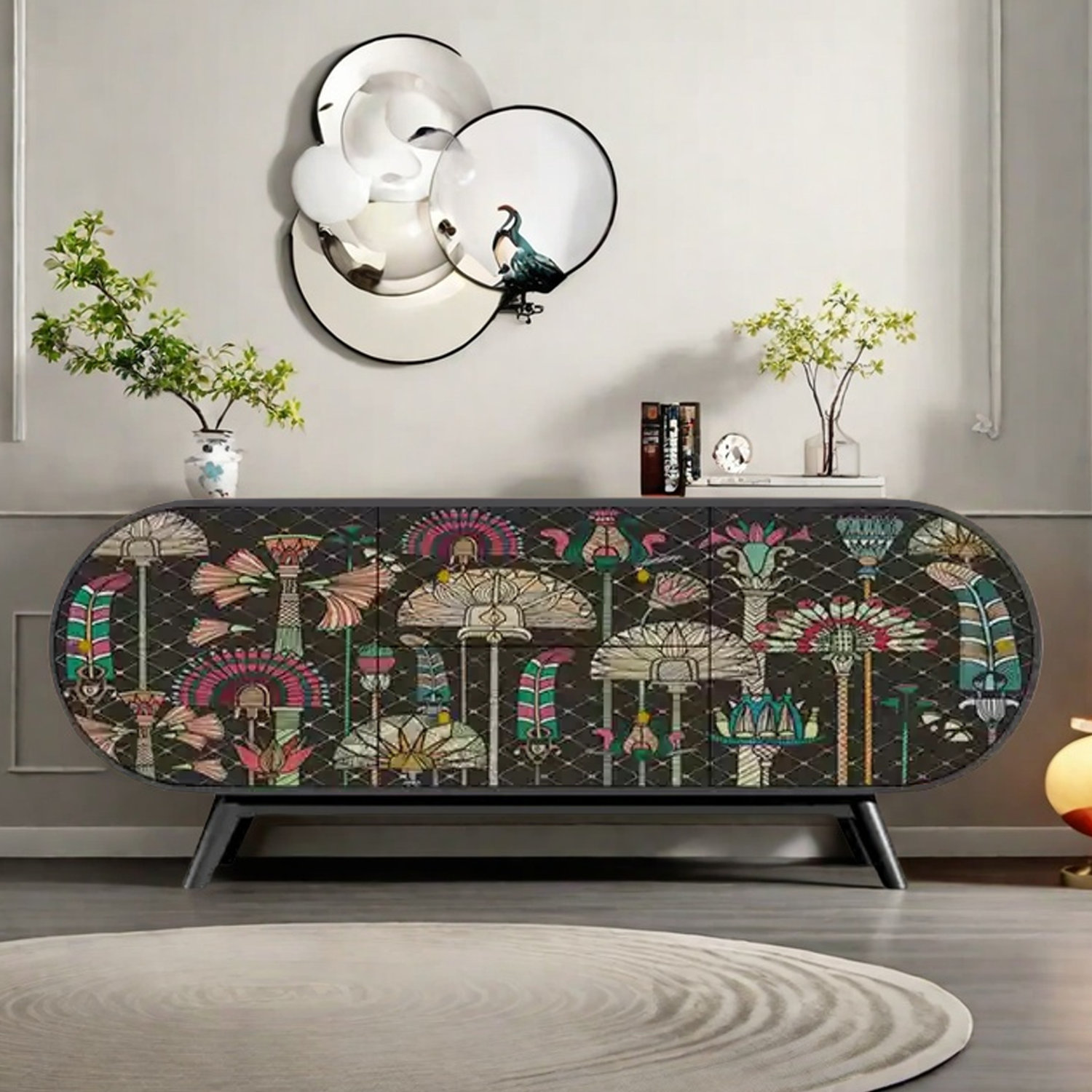interanest Double Drawer Double Door Storage Cabinet | Wayfair