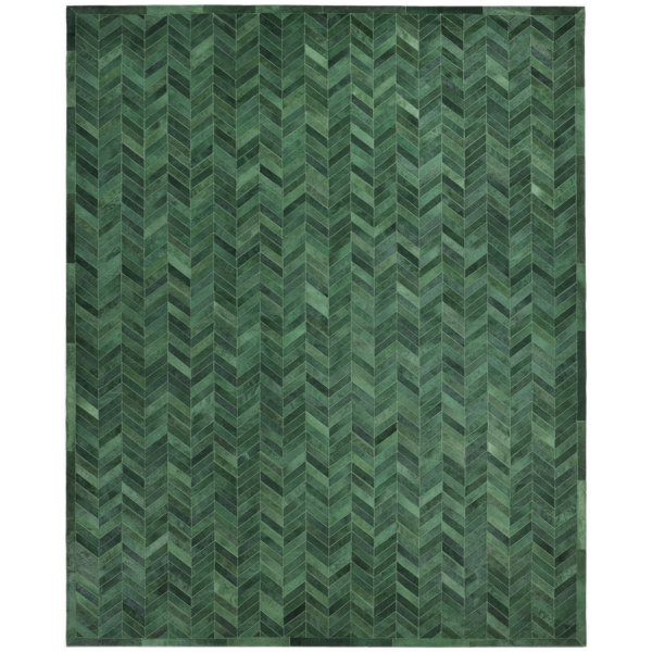 Latitude Run® Jadarius Cowhide Chevron Rug | Wayfair