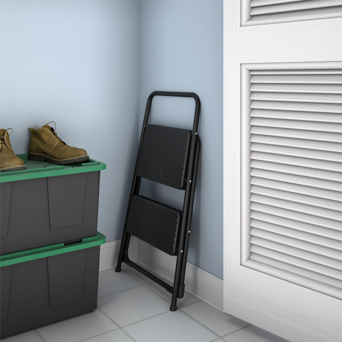 COSCO 2-Step Household Folding Steel Step Stool & Reviews | Wayfair