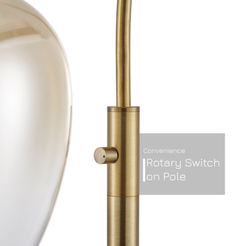 Beachcrest Home Archambault 70'' Arched/Arc Floor Lamp & Reviews | Wayfair