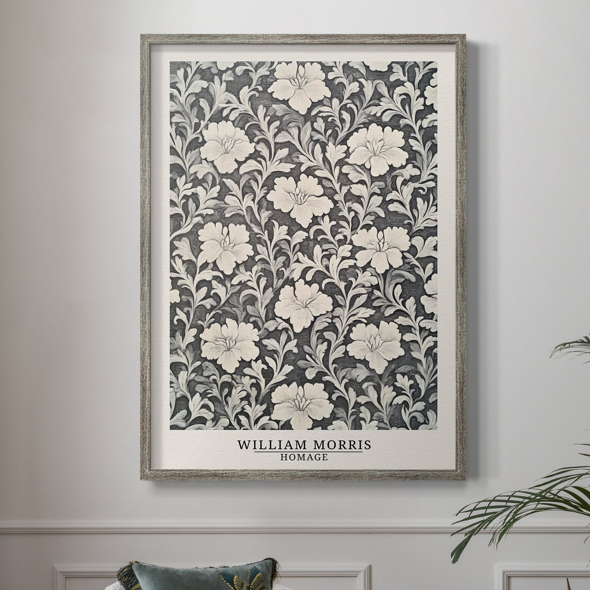 Astoria Grand WM MORRIS Series DCCXXVI Framed Print - Solid Wood | Wayfair