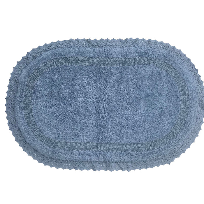 Rosalind Wheeler Georg Cotton Bath Rug & Reviews | Wayfair