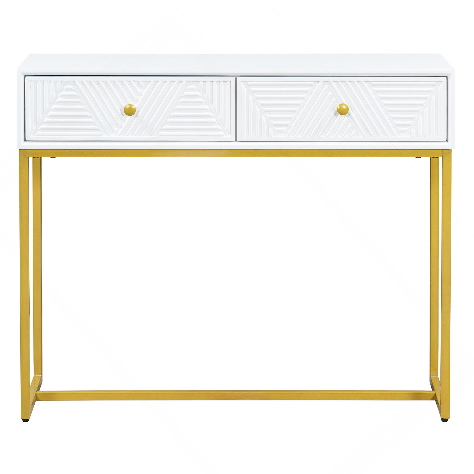 Everly Quinn Console Table Two Drawers & Reviews | Wayfair