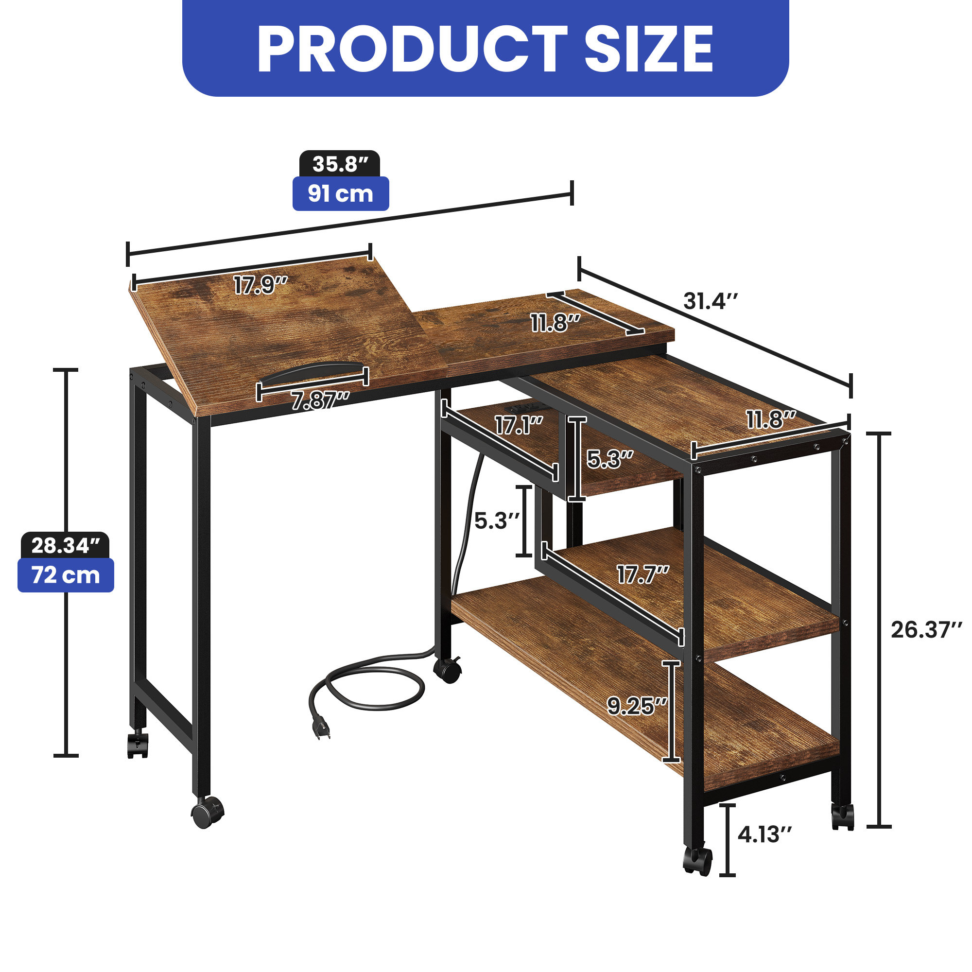 17 Stories Zakiy Office Set | Wayfair
