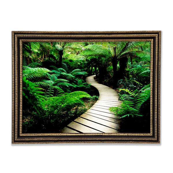 Union Rustic Swamp Forest Morning Mist - Single Picture Frame Art ...