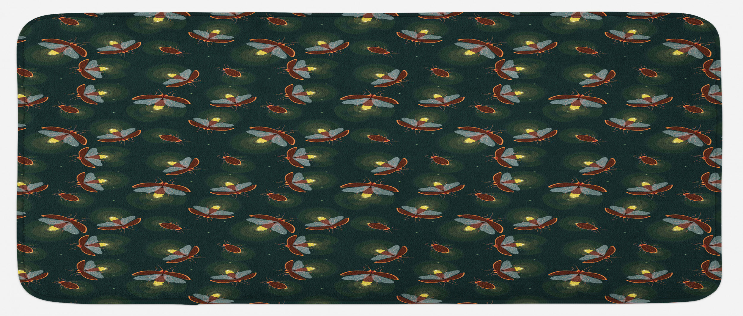 East Urban Home Firefly Kitchen Mat | Wayfair