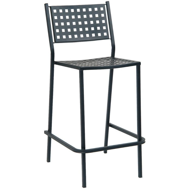ERF, Inc. Metal Outdoor 30'' Bar Stool | Wayfair
