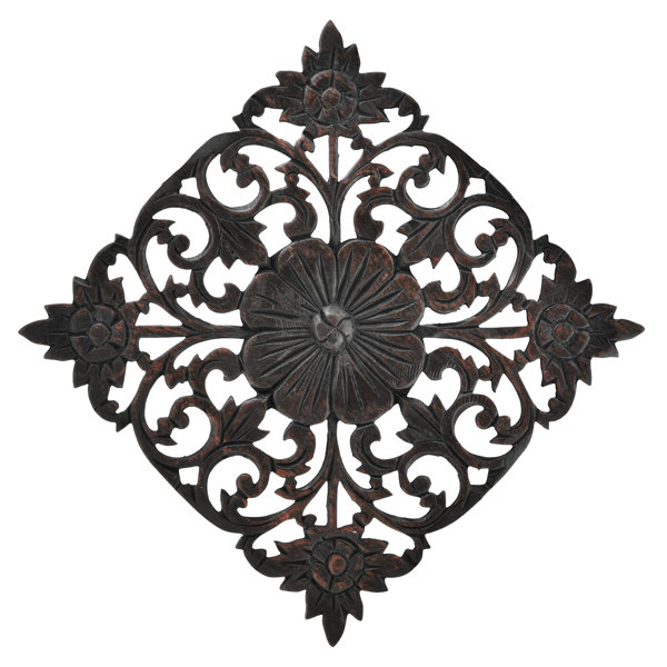 Canora Grey Traditional Plants & Flowers Wall Decor on Solid Wood | Wayfair