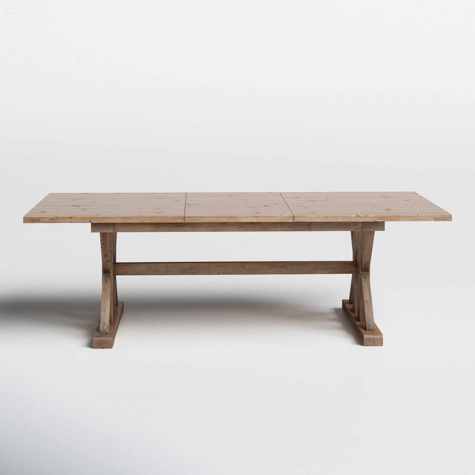 Birch Lane™ Dylan Butterfly Leaf Pine/Elm Solid Wood Dining Table ...