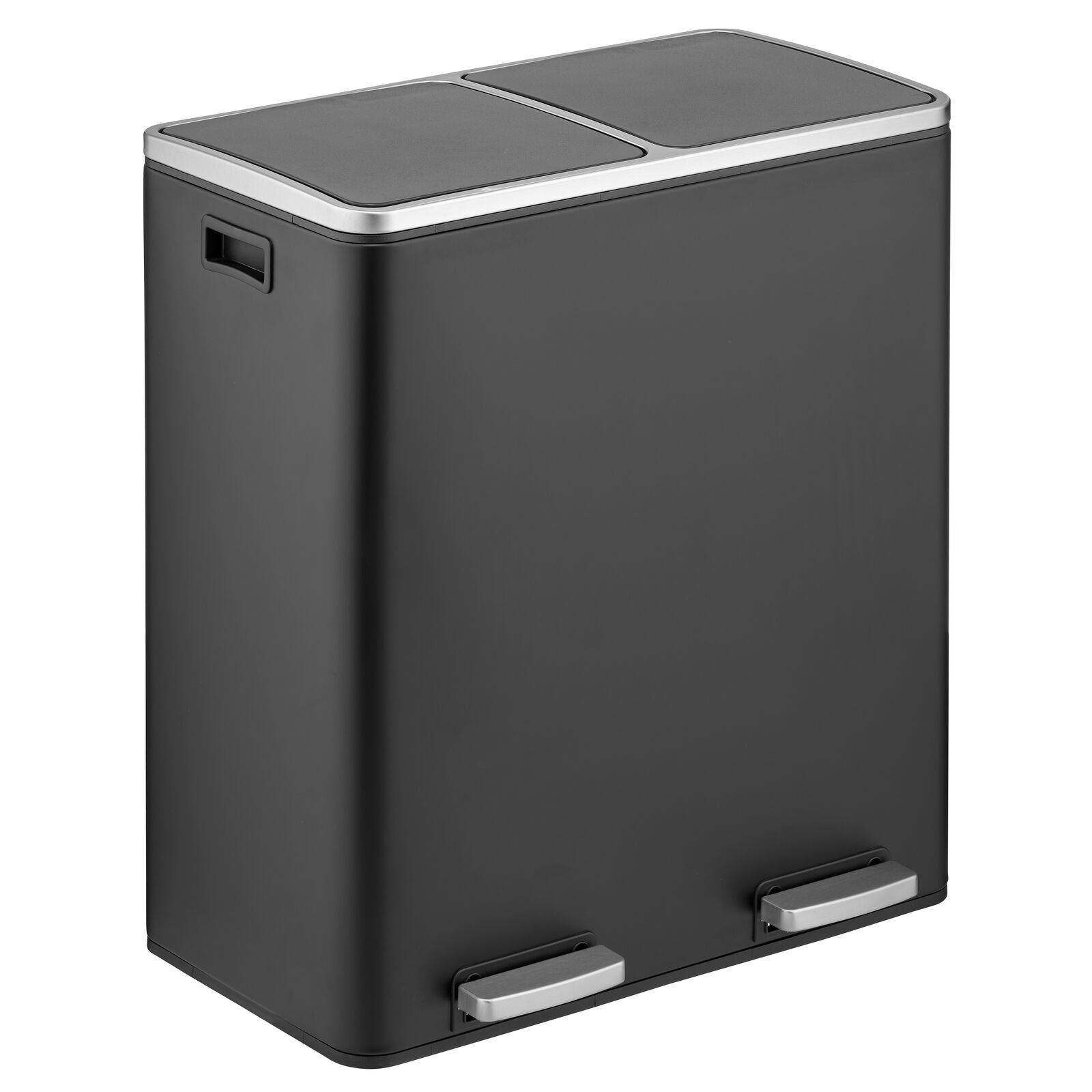 mDesign Steel Multi-Compartments Trash & Recycling Bin - Wayfair Canada