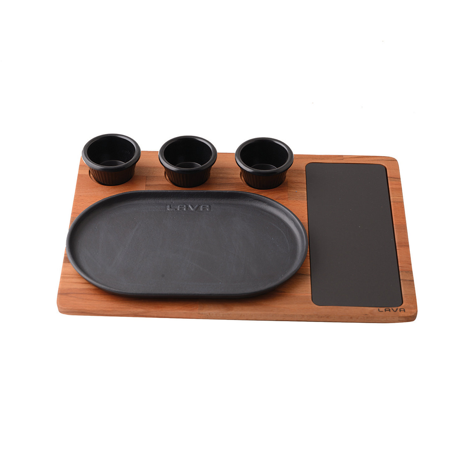 LAVA CAST IRON Lava Cast Iron 8"x11" Enameled Oval Serving Dish with ...