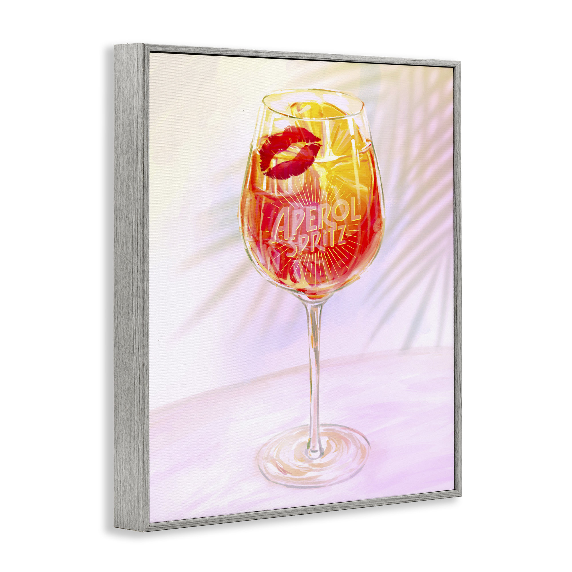 Corrigan Studio® Retro & Tropical Aperol Spritz Framed Giclee, design ...