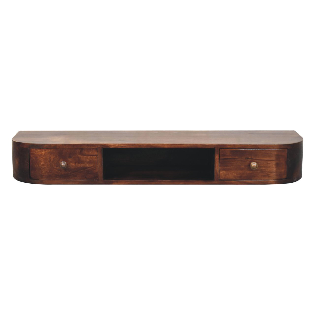 Artisan Furniture Lunar 2 Drawer Floating Console | Wayfair