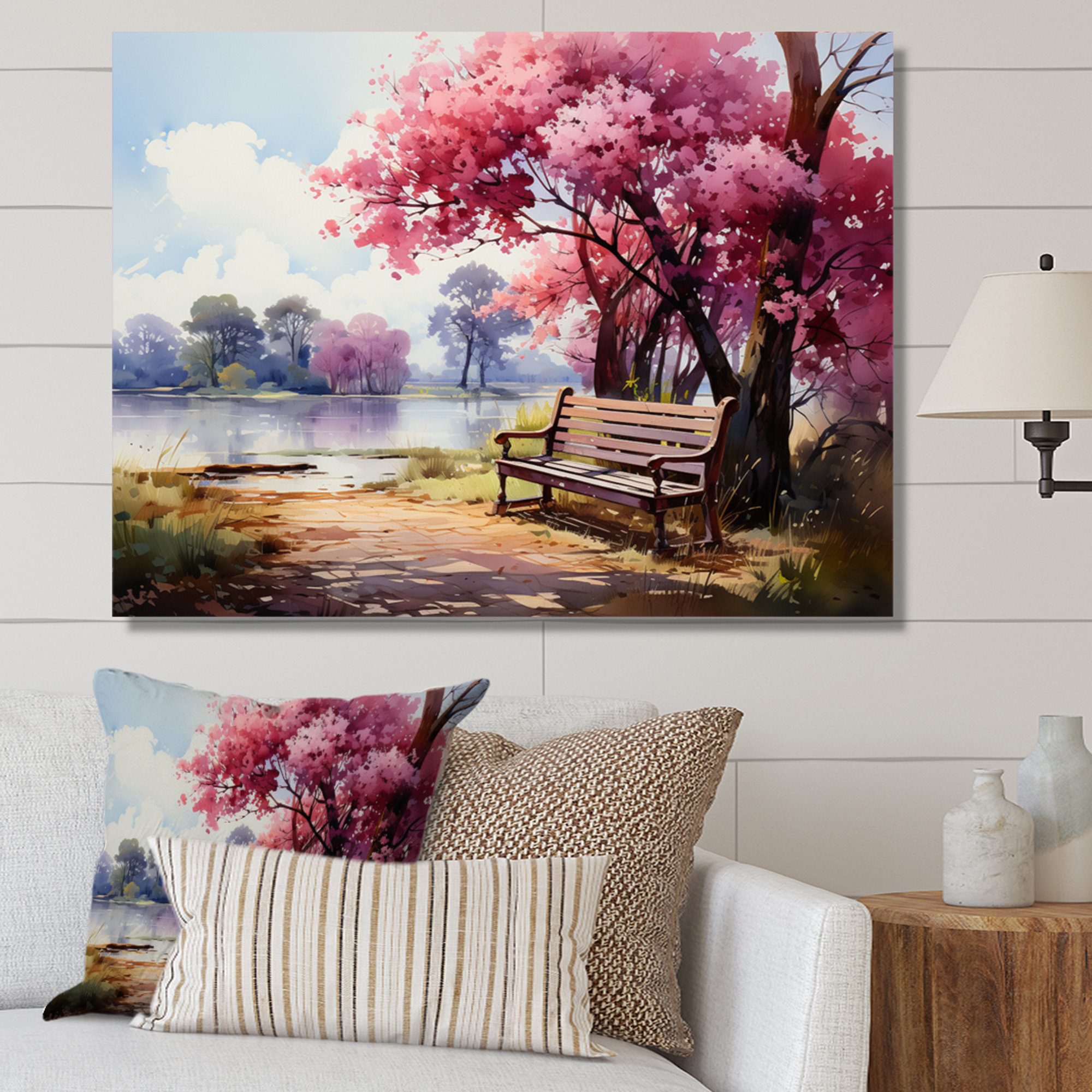Red Barrel Studio® Meadow Rose Petal Path On Canvas Print | Wayfair