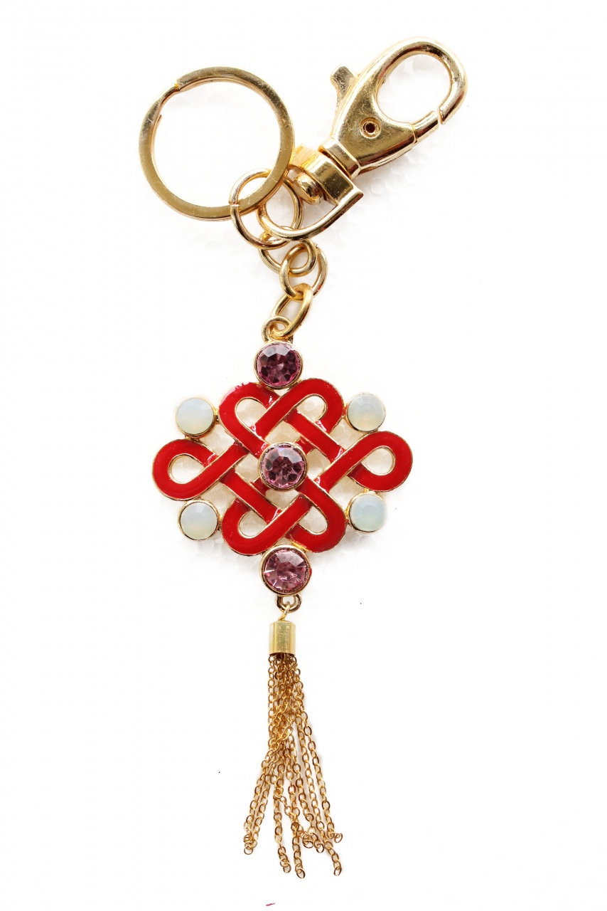 Feng Shui Import Mystic Knot Amulet Key Chain | Wayfair