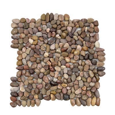 SB TILE AND STONE Natural Stone Pebble/Rocks Mosaic Wall Floor Use Tile ...