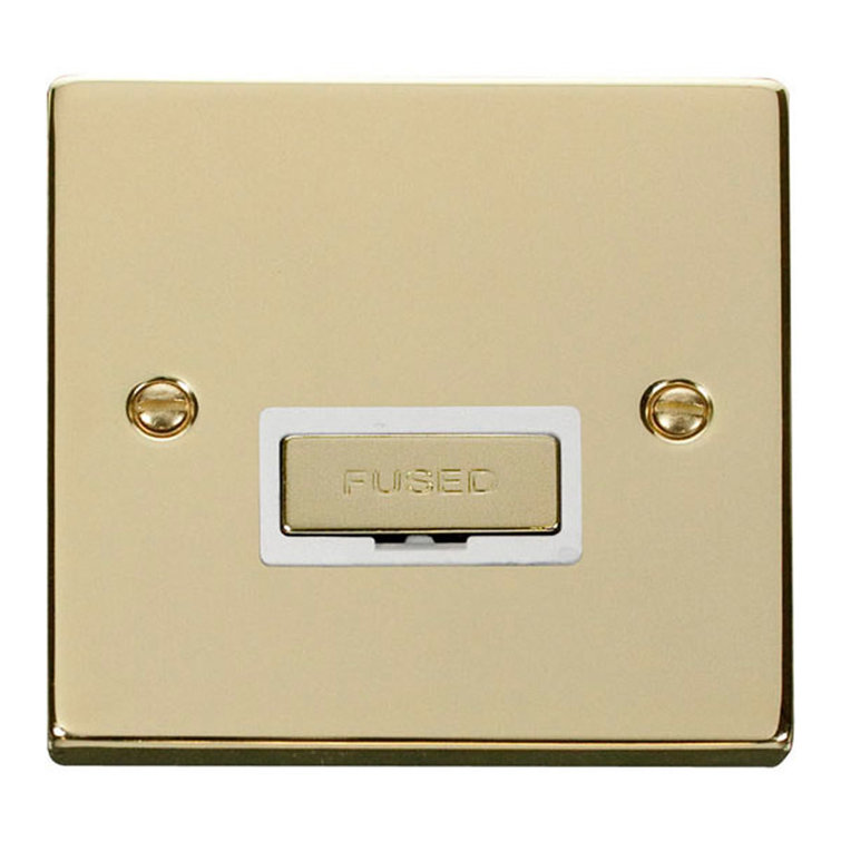 Fairmont Park Polished Brass 13A Fused Ingot Connection Unit | Wayfair ...