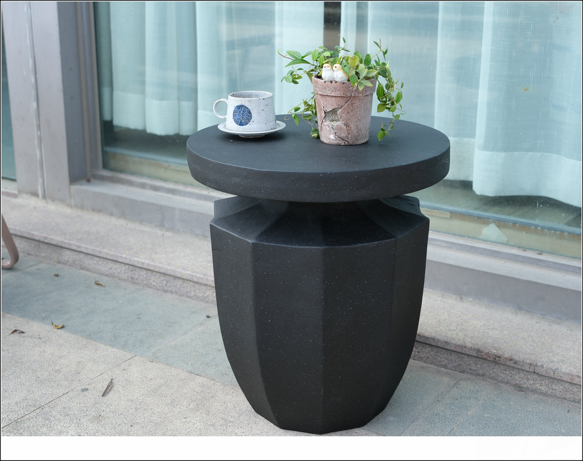 Brayden Studio Decorative Garden End Table, 20.3" H Modern Heavy Duty ...