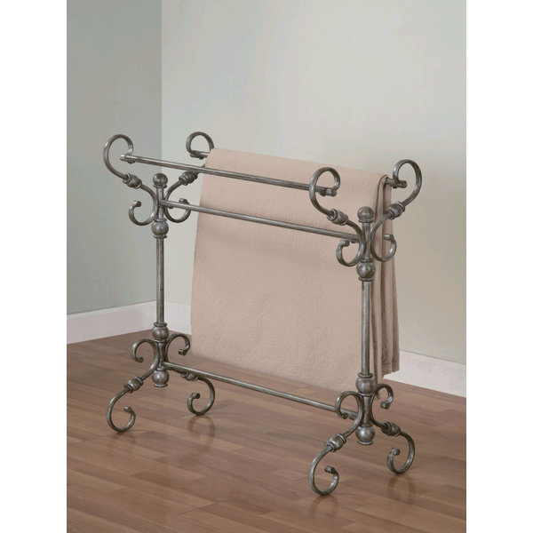 Wooden Blanket Rack Powell Heirloom Cherry Blanket Rack - 25x16.5x32.5 ...