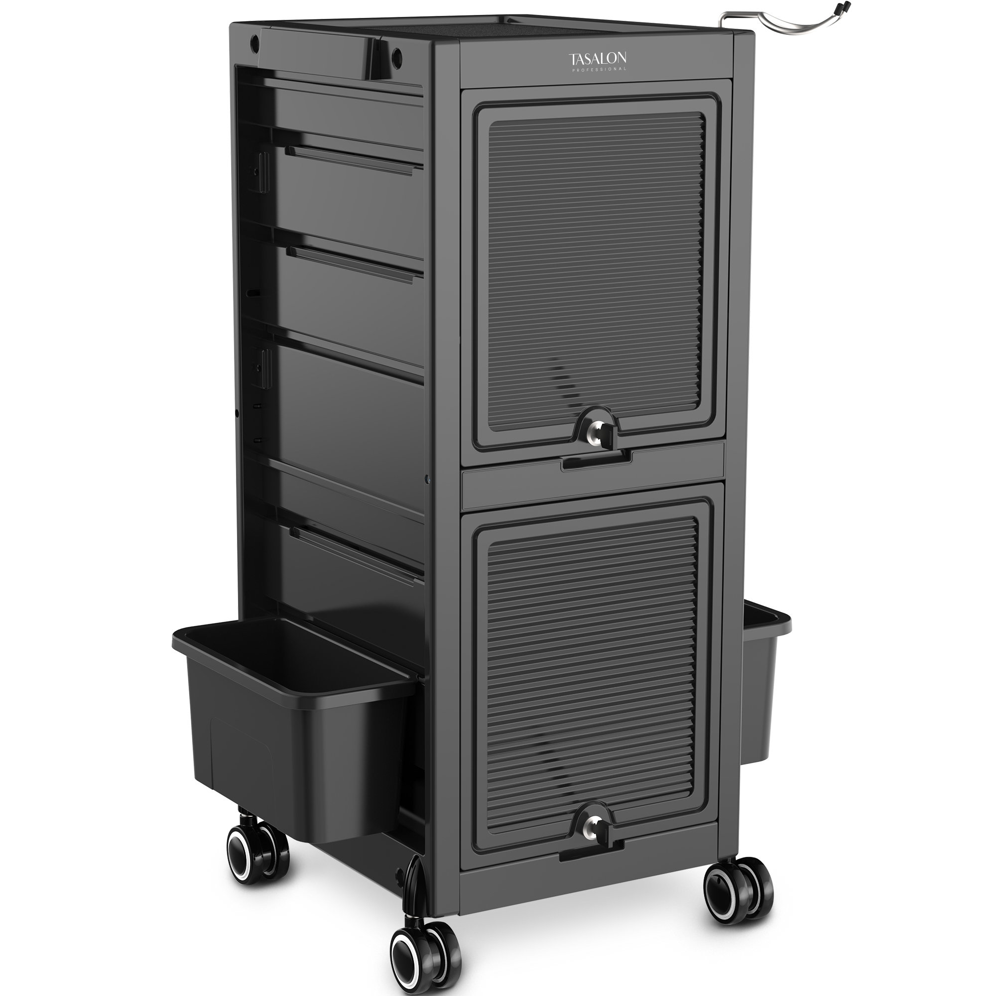TASALON Premium Lockable Salon Trolley Cart with Wheels | Wayfair