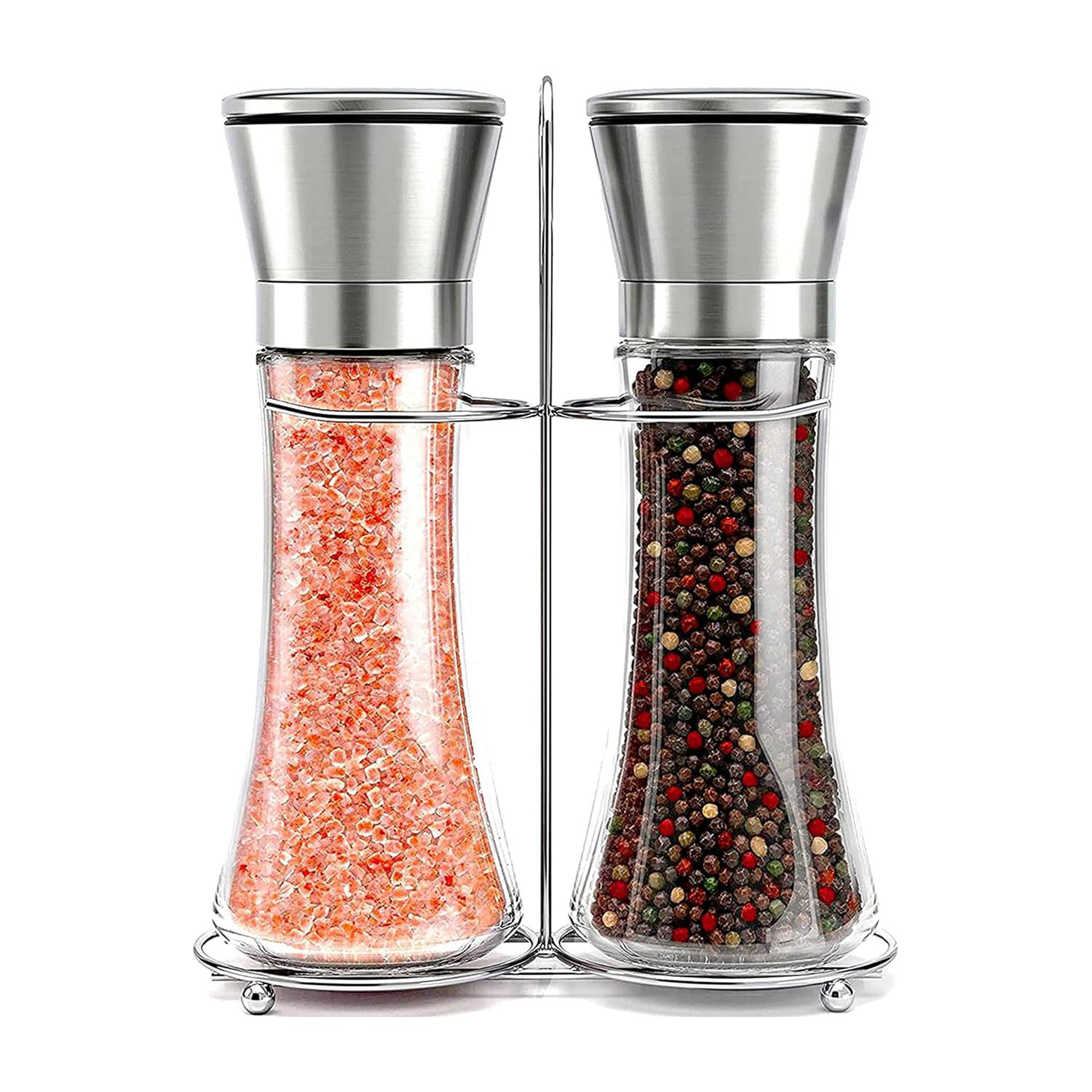 APPENIN WINTER PARK CORP Salt & Pepper Grinder Set With Stand ...