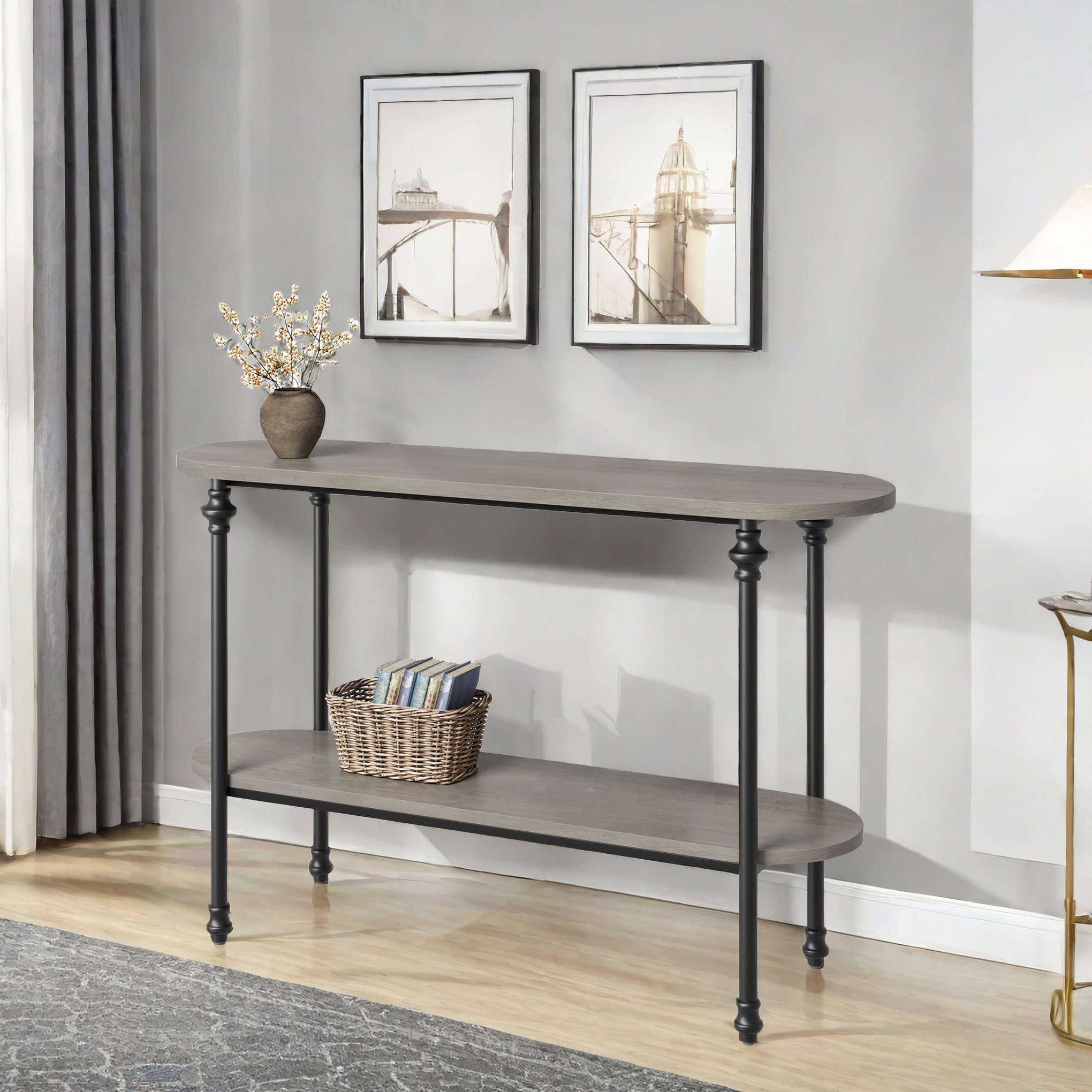 17 Stories 2 Tier Console Table | Wayfair