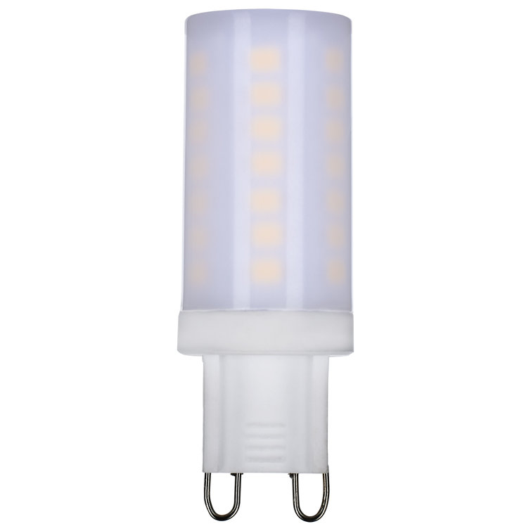 Satco 40 Watt Equivalent T4 G9/Bi-pin Dimmable 3000K LED Bulb | Wayfair