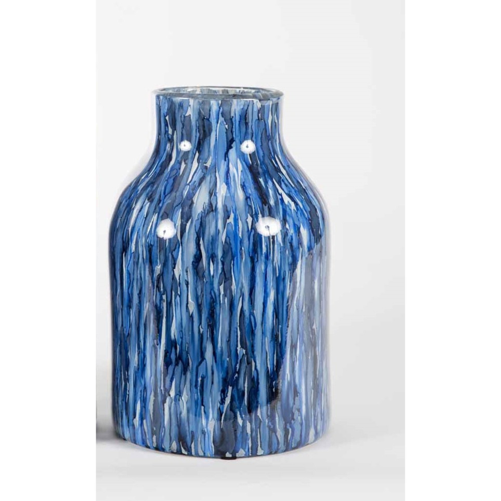 Prima Design Source Quiet Storm 21" Glass Decorative Bottle | Wayfair
