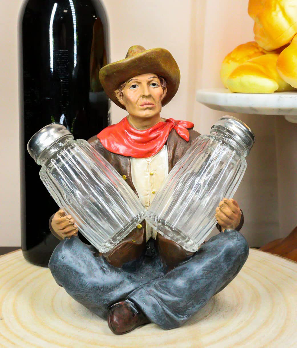 Union Rustic Country Rustic Western Howdy Cowboy Sitting With Crossed ...