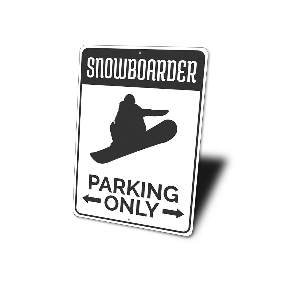 Lizton Sign Shop, Inc Snowboarding Parking Aluminum Sign | Wayfair