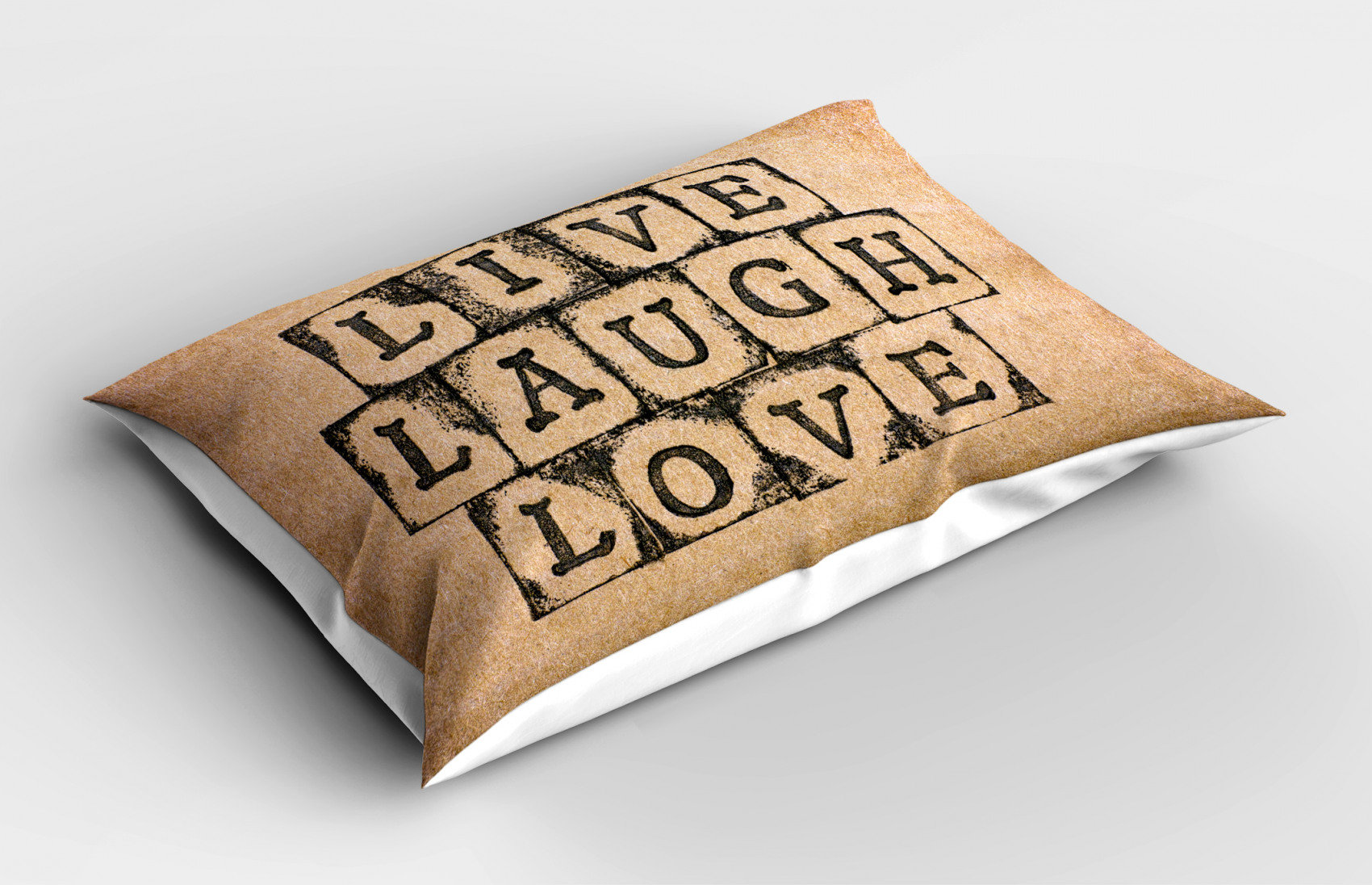 Ambesonne Live Laugh Love Sham | Wayfair
