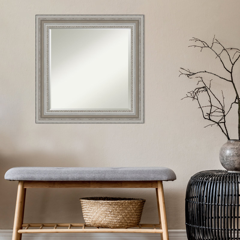 One Allium Way® Gerard Flat Wall Mirror & Reviews | Wayfair