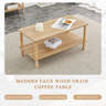 Latitude Run® Modern 2-Tier Coffee Table for Living Room Furniture ...