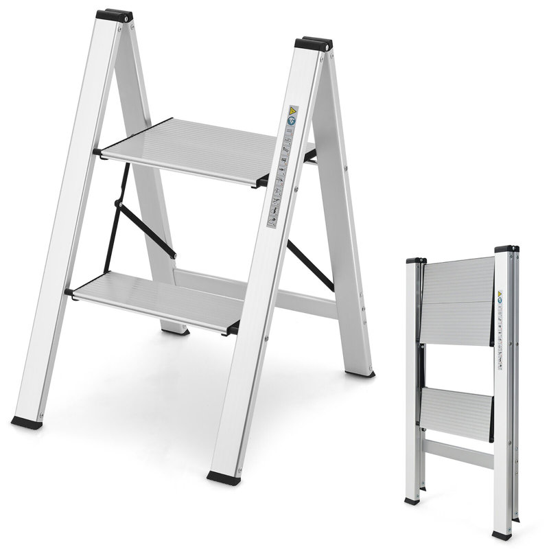 WFX Utility™ 2 - Step Aluminum Step Stool | Wayfair