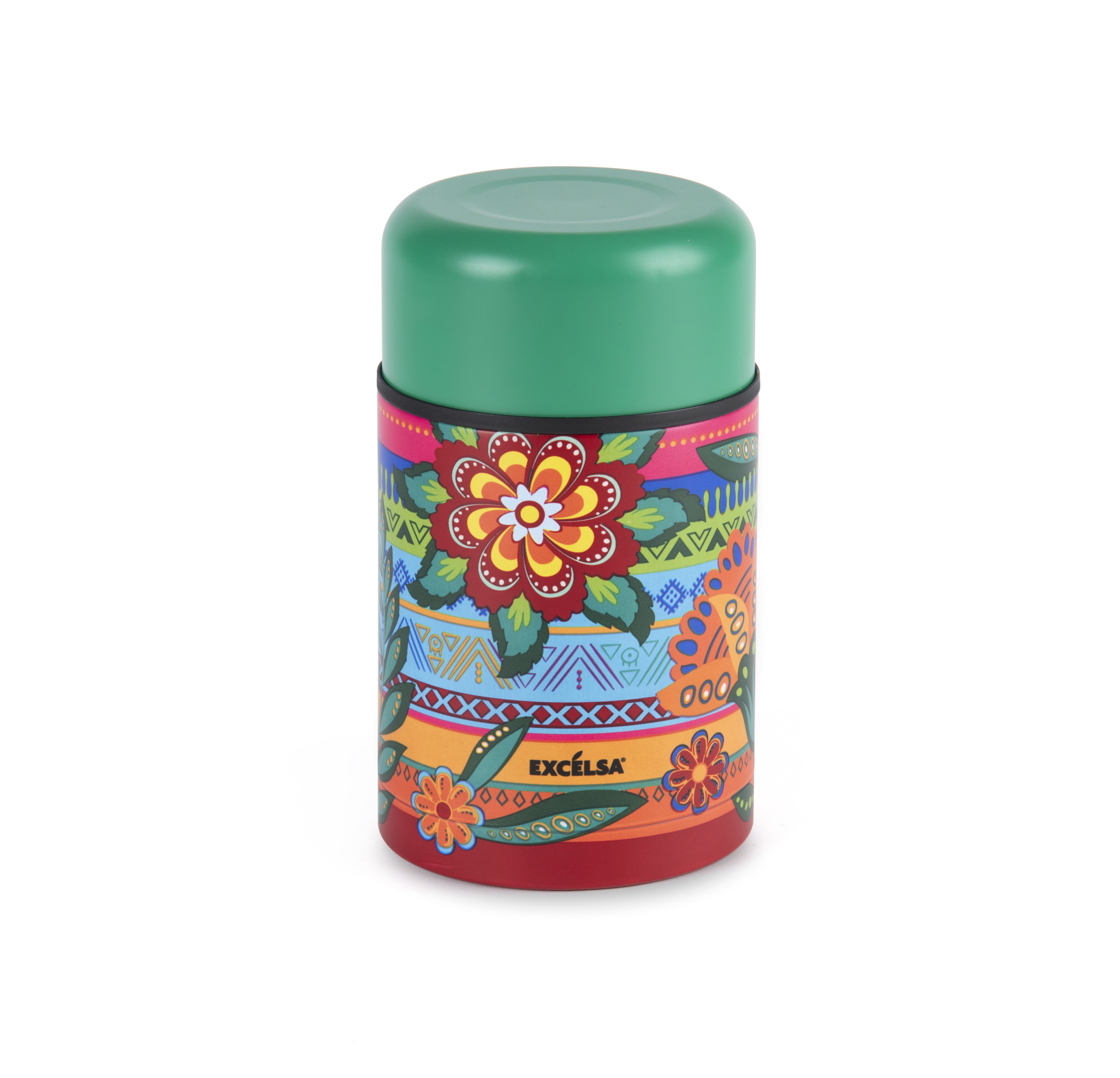 Excelsa food container Gipsy Soul steel 10,5x18,5x10,5 cm multicolor ...
