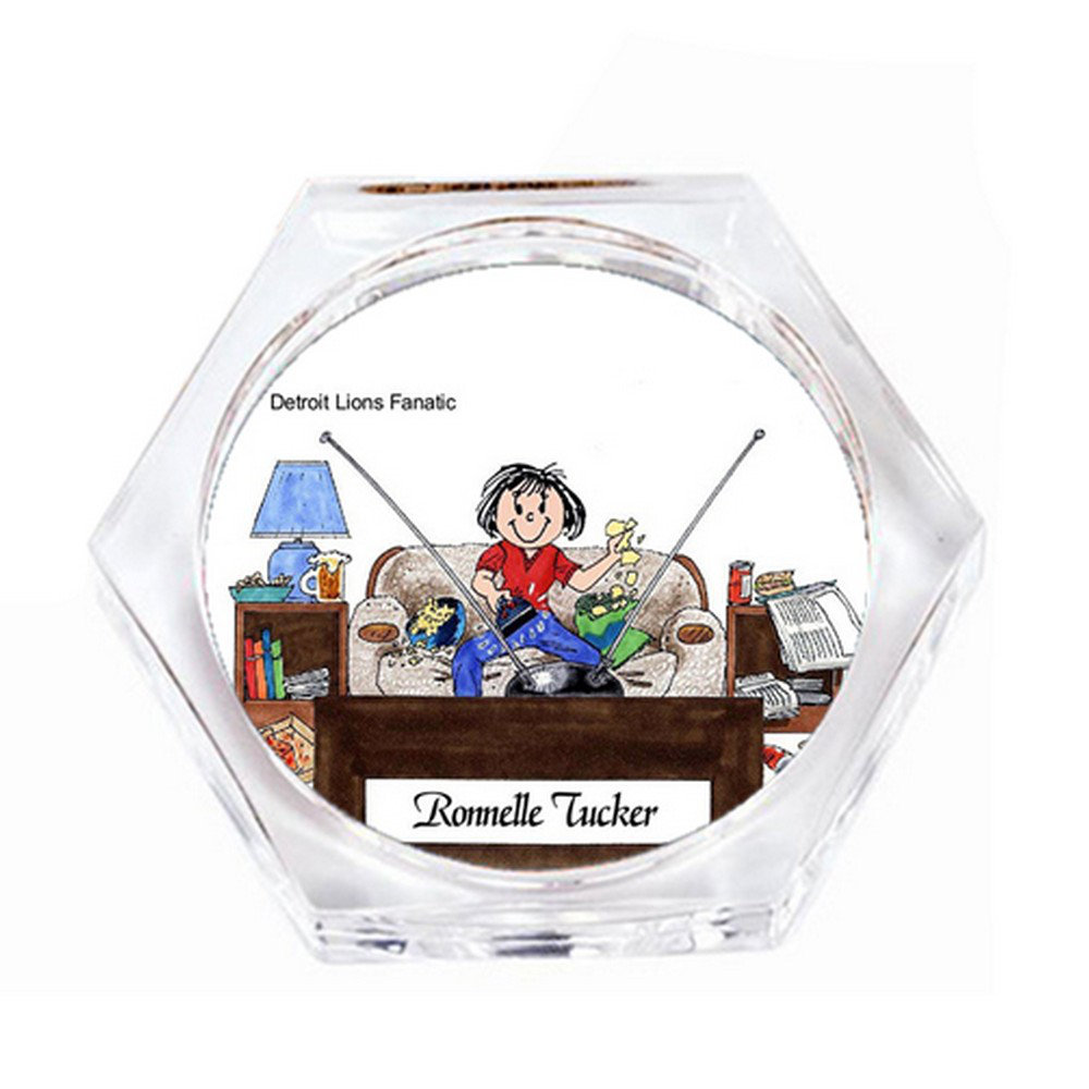 Printed Perfection Personalized Couch Potato - Female Drink Coaster ...