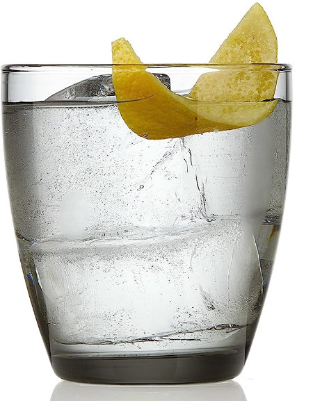 Libbey Slate Smoke 8-Piece Double Old Fashioned Glass Set | Wayfair